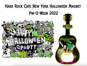 Hard Rock Cafe New York Halloween Magnet Pin-O-Ween 2022